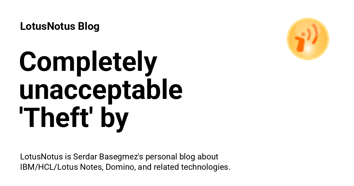 Completely unacceptable 'Theft' by LotusLearns company... - LotusNotus Blog